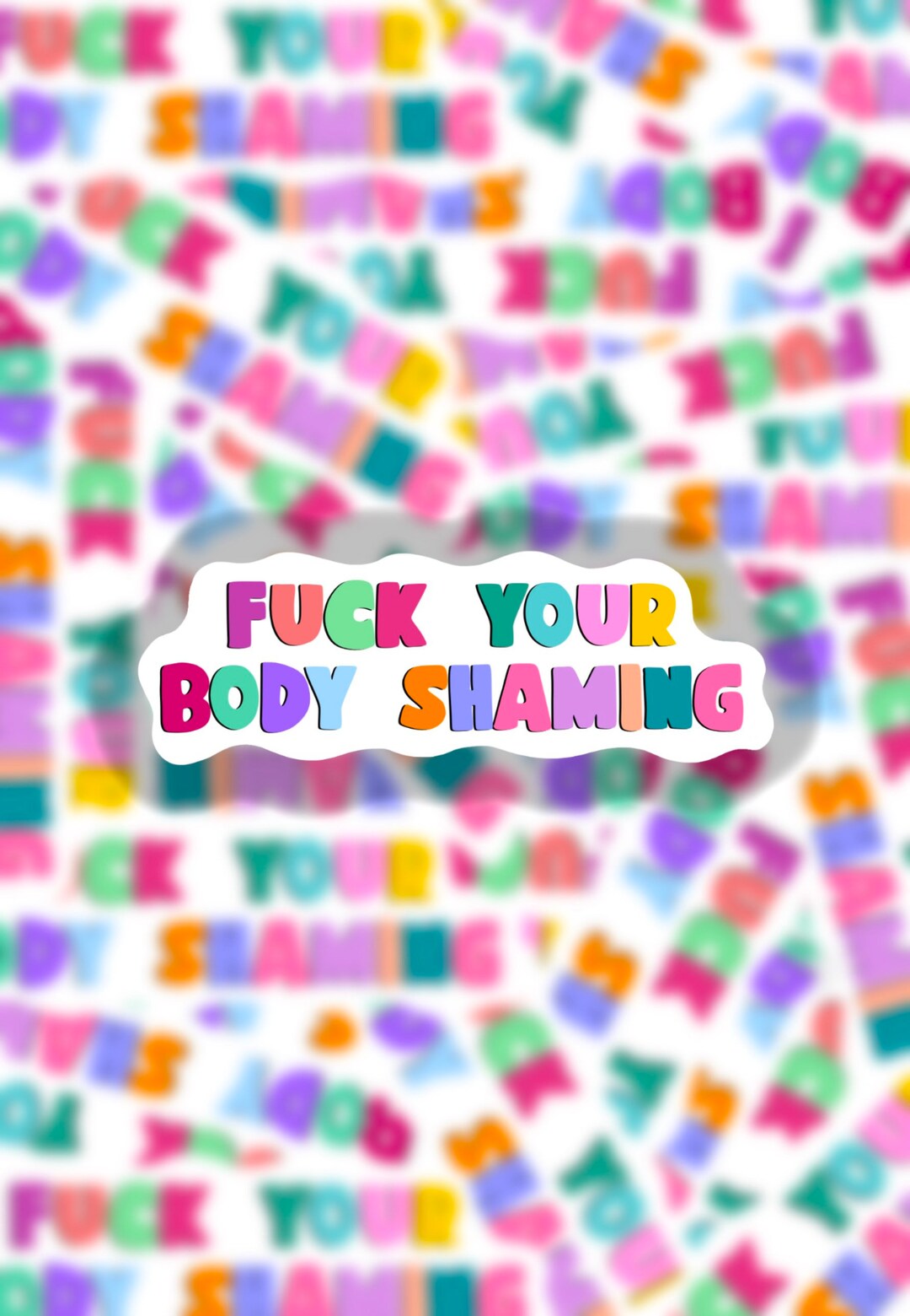 Positive Stickers, Body Positive Stickers, Laptop Stickers, Positive ...
