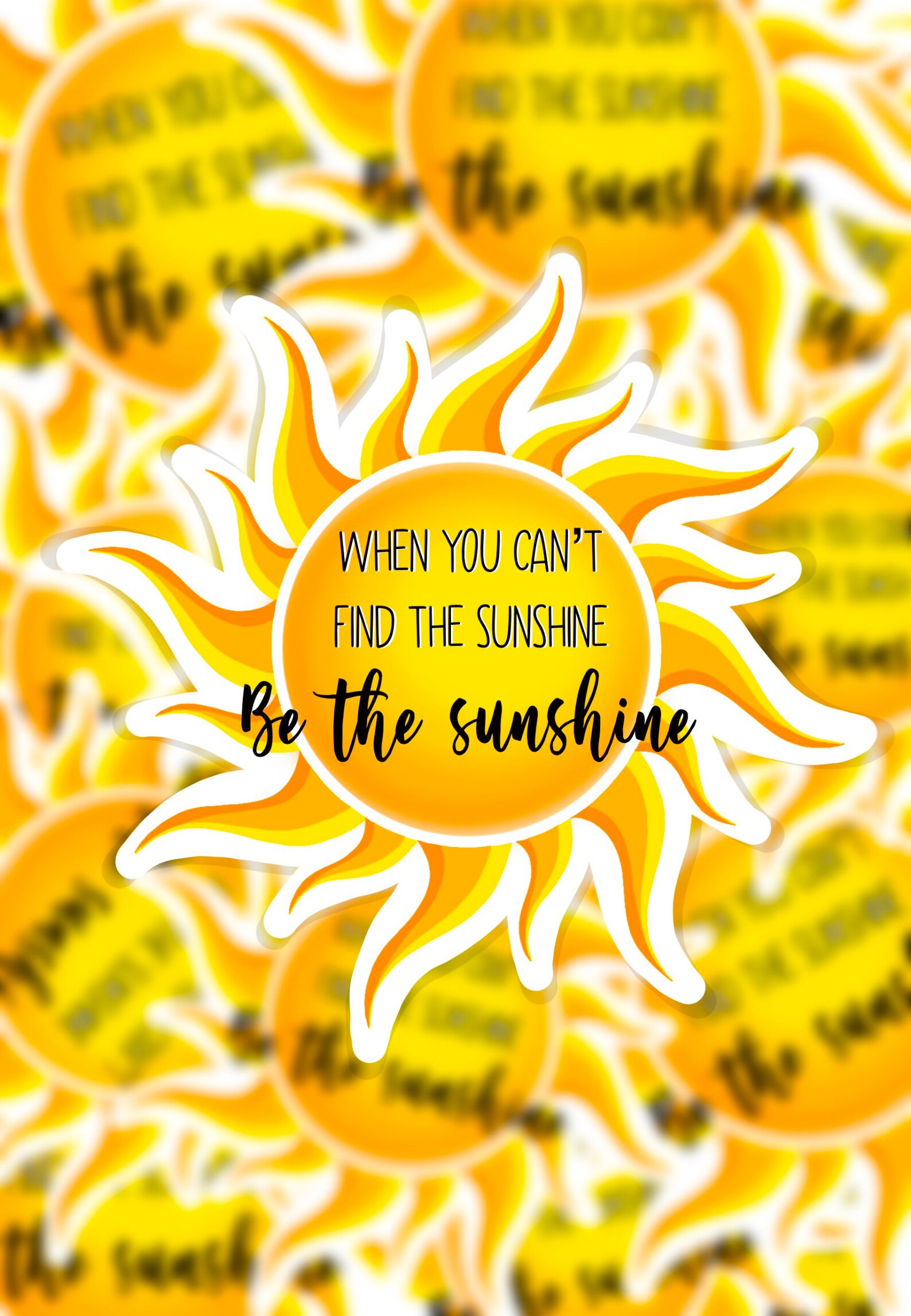 Sunshine Sticker Positive Affirmation Stickers Positive - Etsy
