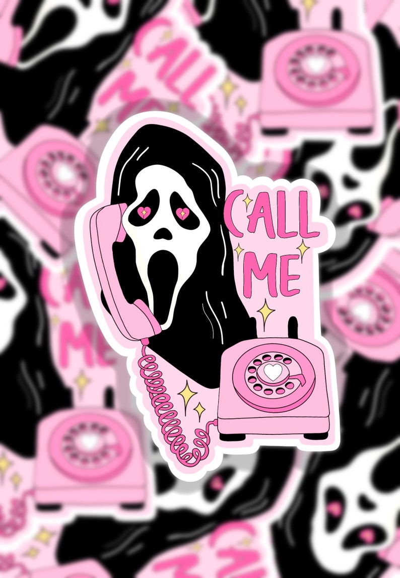 Ghostface Stickers Ghostface Valentine Valloween Horror - Etsy