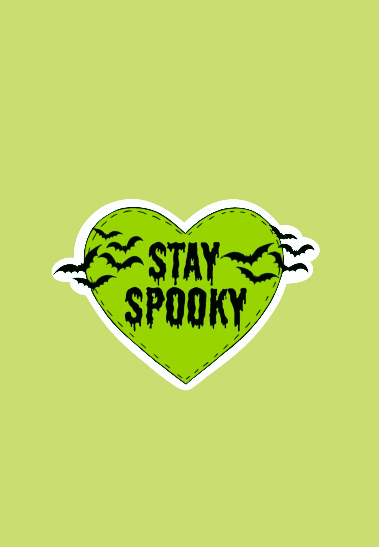 Stay Spooky Stickers Halloween Stickers Bat Stickers - Etsy
