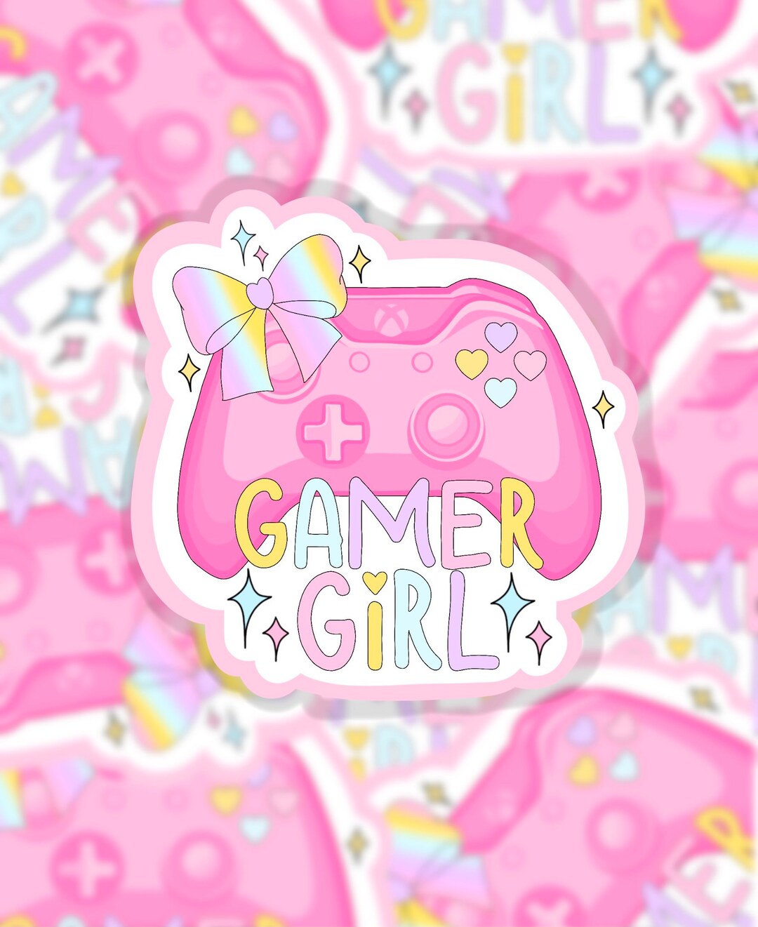 Gamer Girl, Gamer Stickers, Gamer Girl Stickers, Gaming Stickers ...