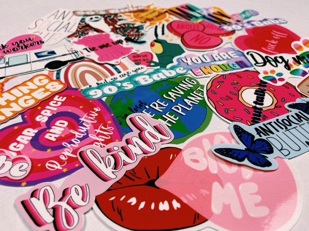 RANDOM STICKER PACK, Surprise Sticker Pack, Stickers, Laptop Stickers ...