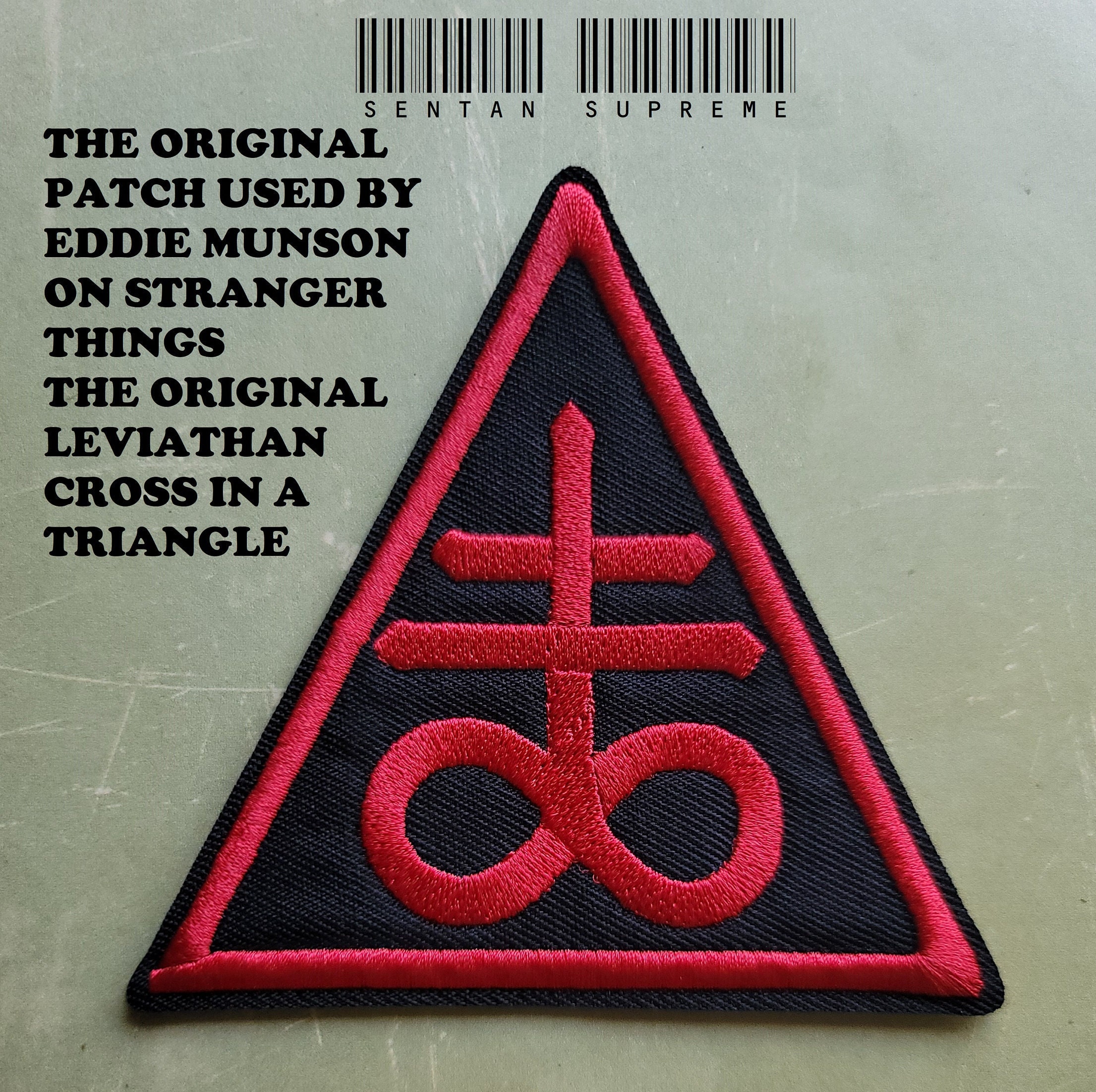 Lucifer's Cross Leviathan Cross Sulfur Cross Embroidered - Etsy