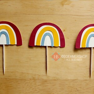 Boho Rainbow Gift Boxes / Boho Rainbow Favor Boxes / Boho Rainbow Party ...