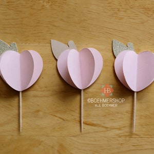 Peach Straw Toppers / Georgia Peach Straw Toppers/ Just Peachy Straw ...