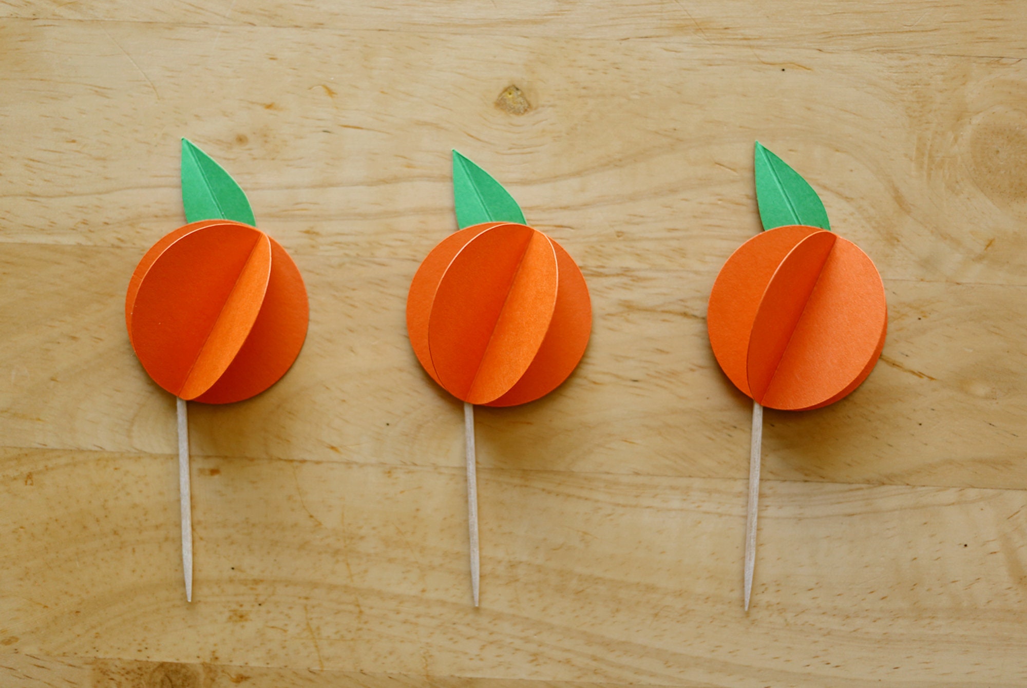 Oh Baby Cake Topper / Orange Cake Topper / Cutie Cake Topper / | Etsy