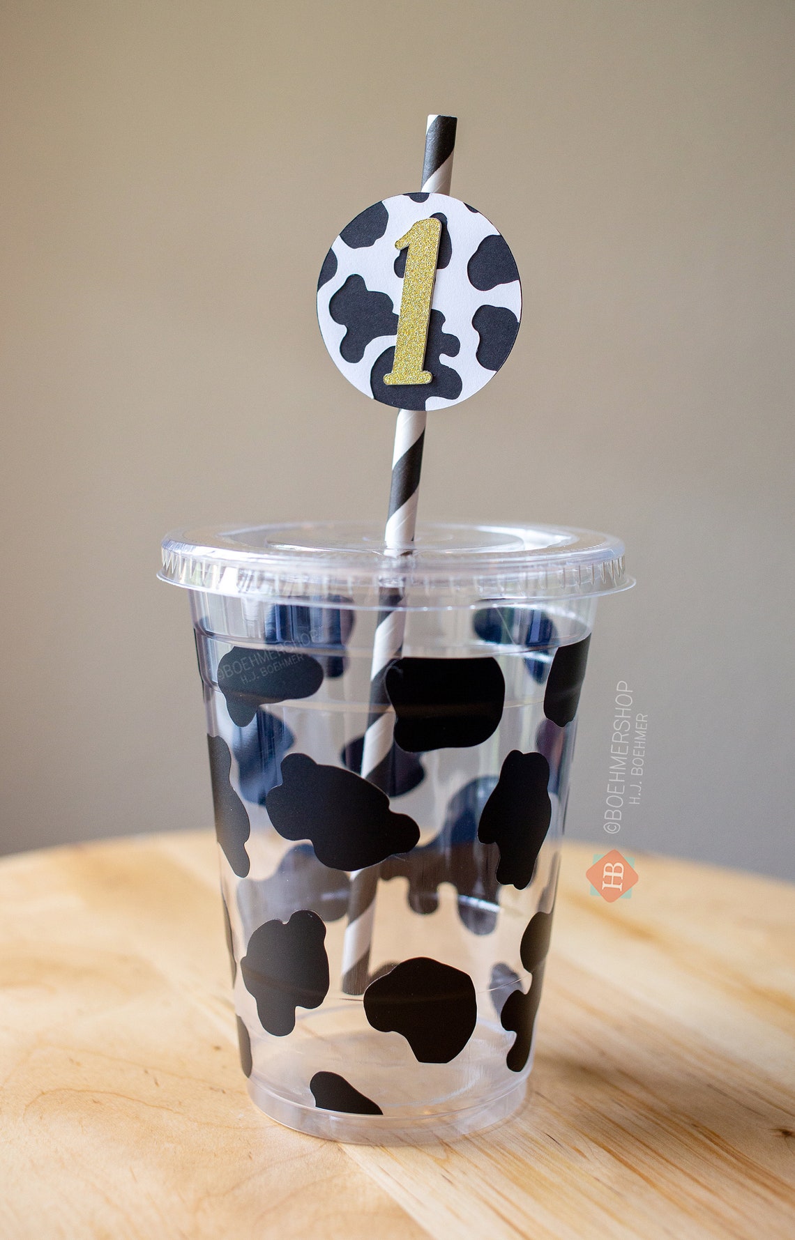 Plastic Disposable Cow Cups/cow Birthday Cup/cow Party Cup/cow - Etsy