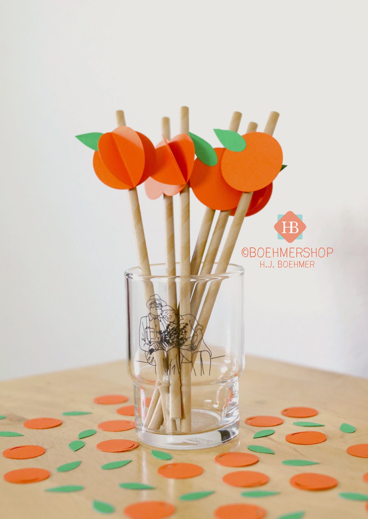 Orange Party Favor Boxes, Little Cutie Theme (ships Flat) - Etsy