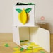 Lemon Gift Boxes / Lemon Favor Boxes / Lemon Theme / Lemon - Etsy