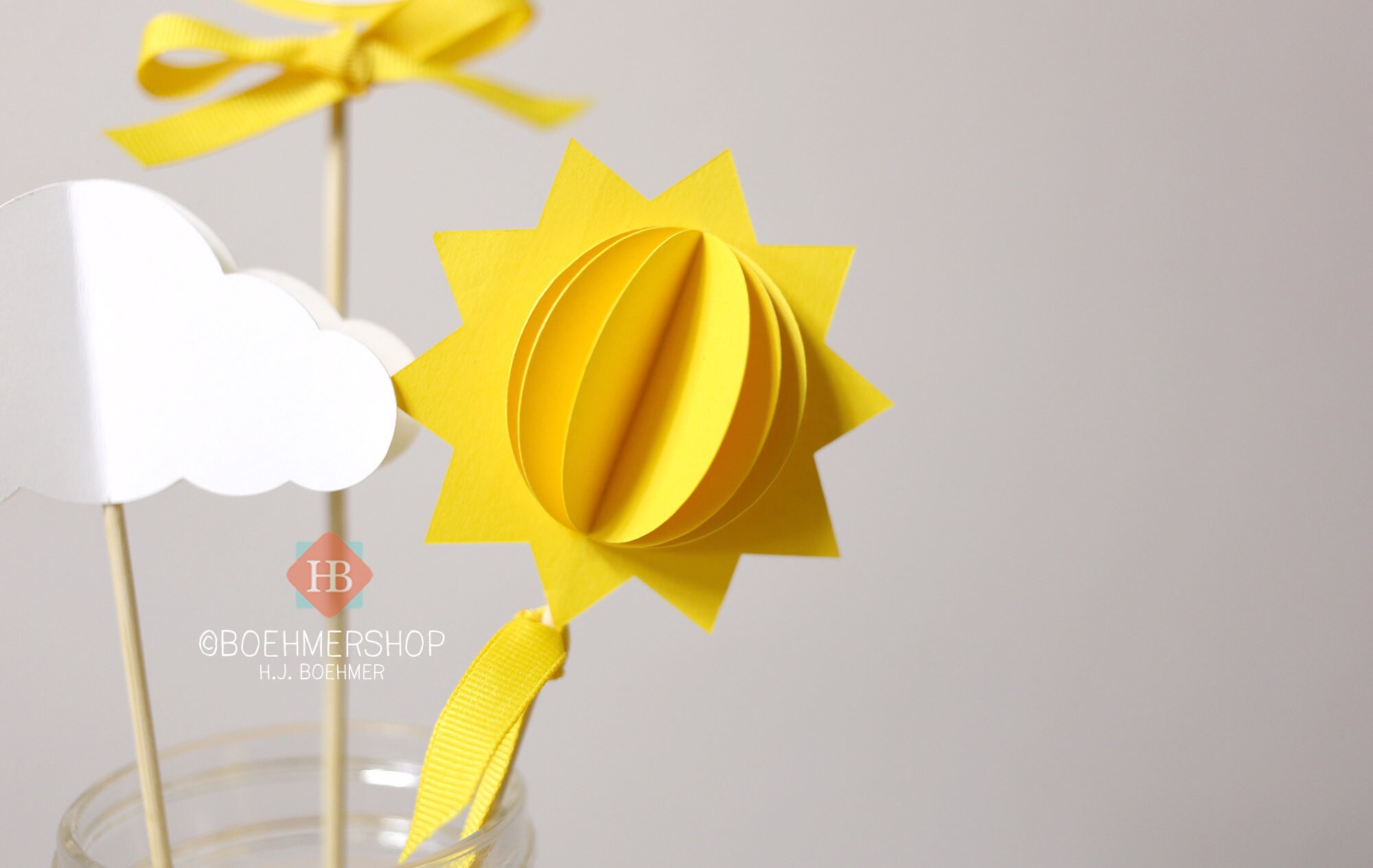 Sunshine 3D Centerpiece/sunshine Centerpiece Sticks/sun Center | Etsy