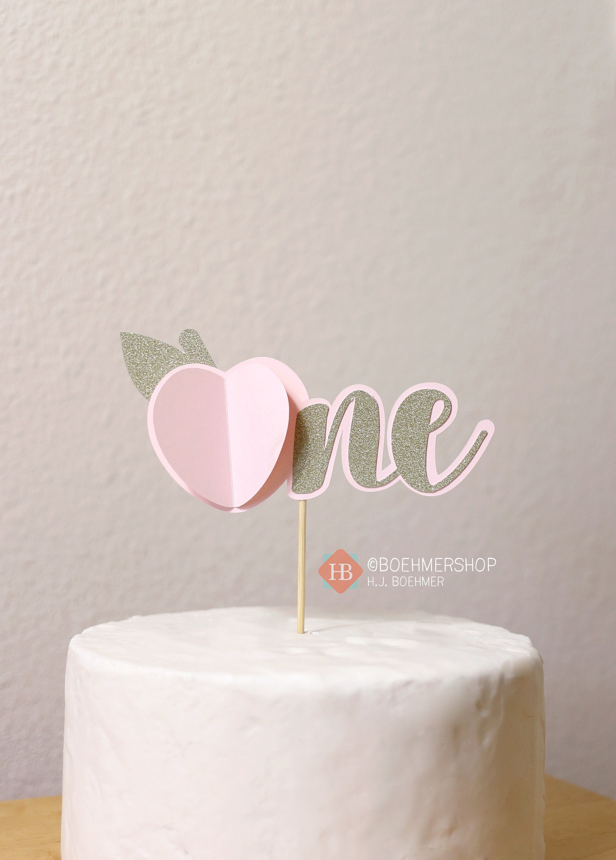 3D Peach Cupcake Toppers/georgia Peach Cupcake Toppers/just - Etsy