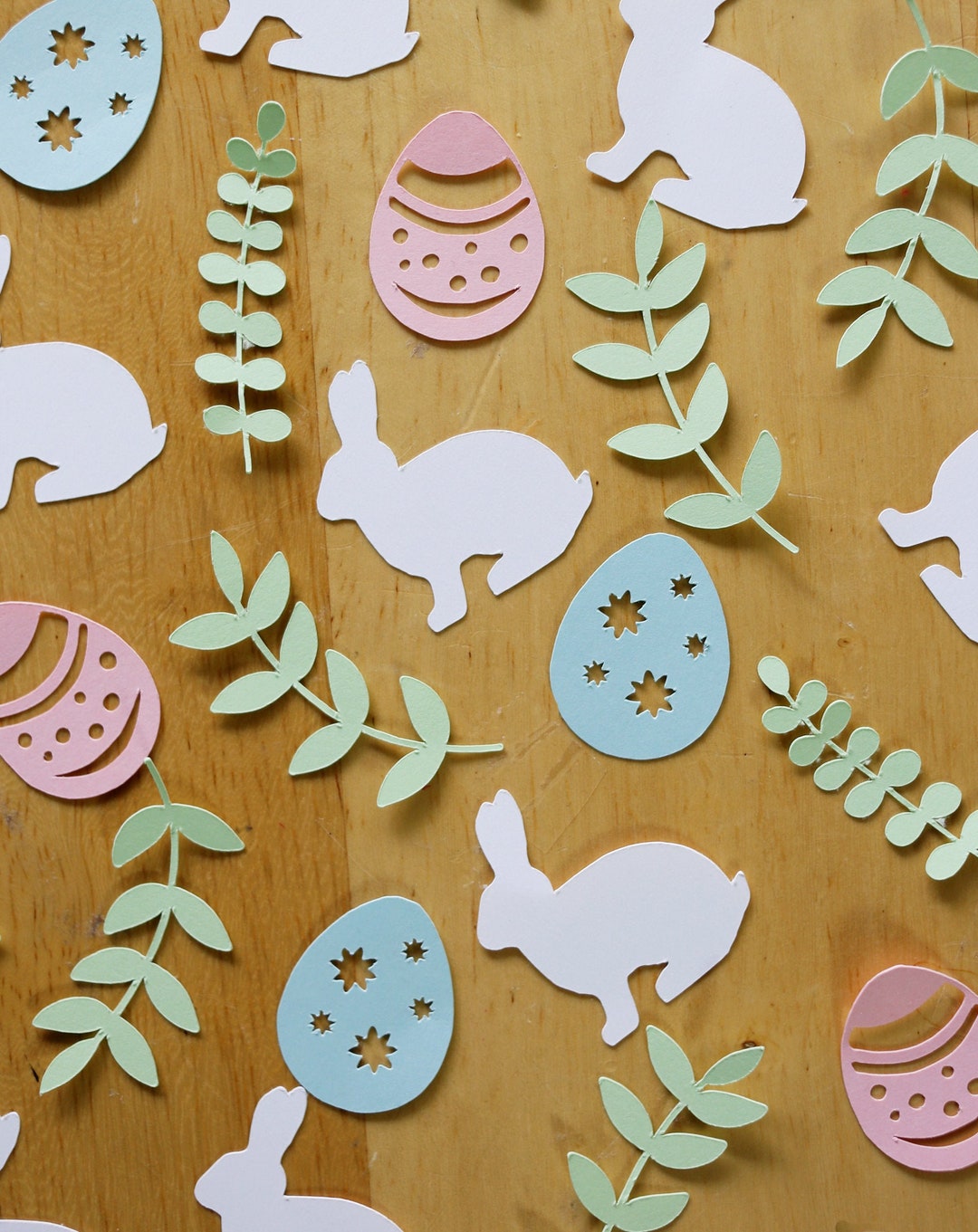Large Easter Bunny Confetti/easter Confetti/easter Egg Confetti - Etsy