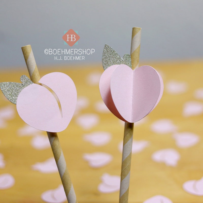 Peach Paper Plates - Etsy