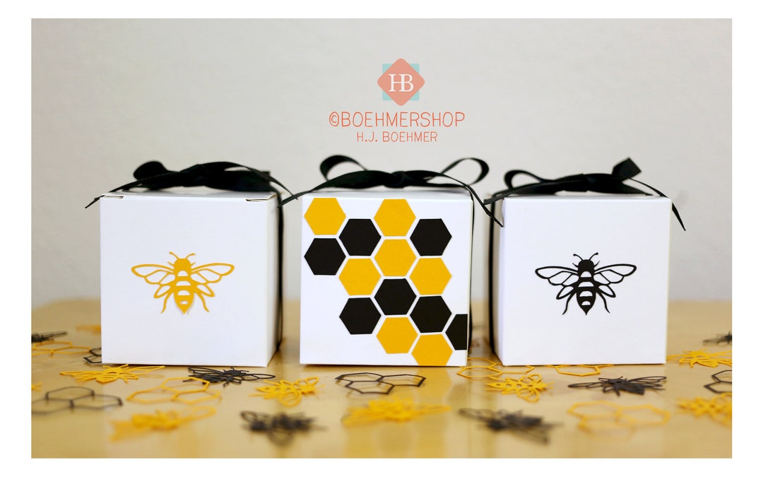 Bee Favor Box / Honeycomb Favor Box / Bumble Bee Favor Box / Honey ...