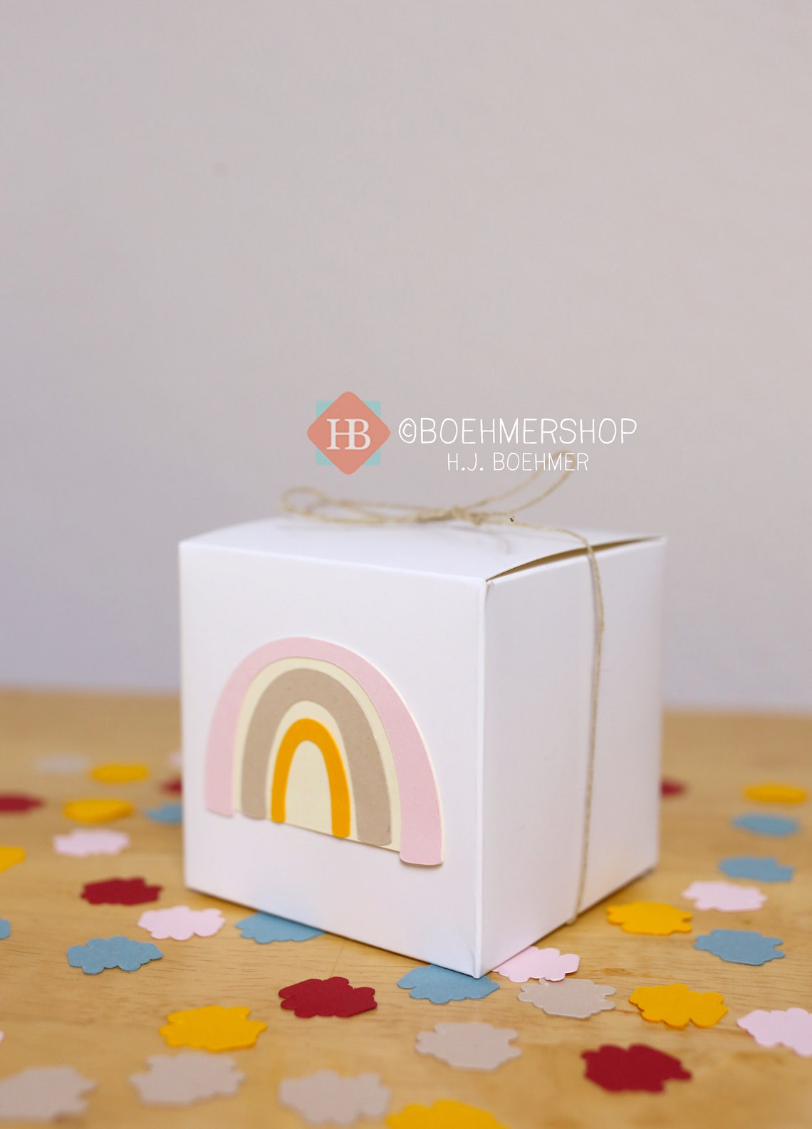 Boho Rainbow Gift Boxes / Boho Rainbow Favor Boxes / Boho | Etsy