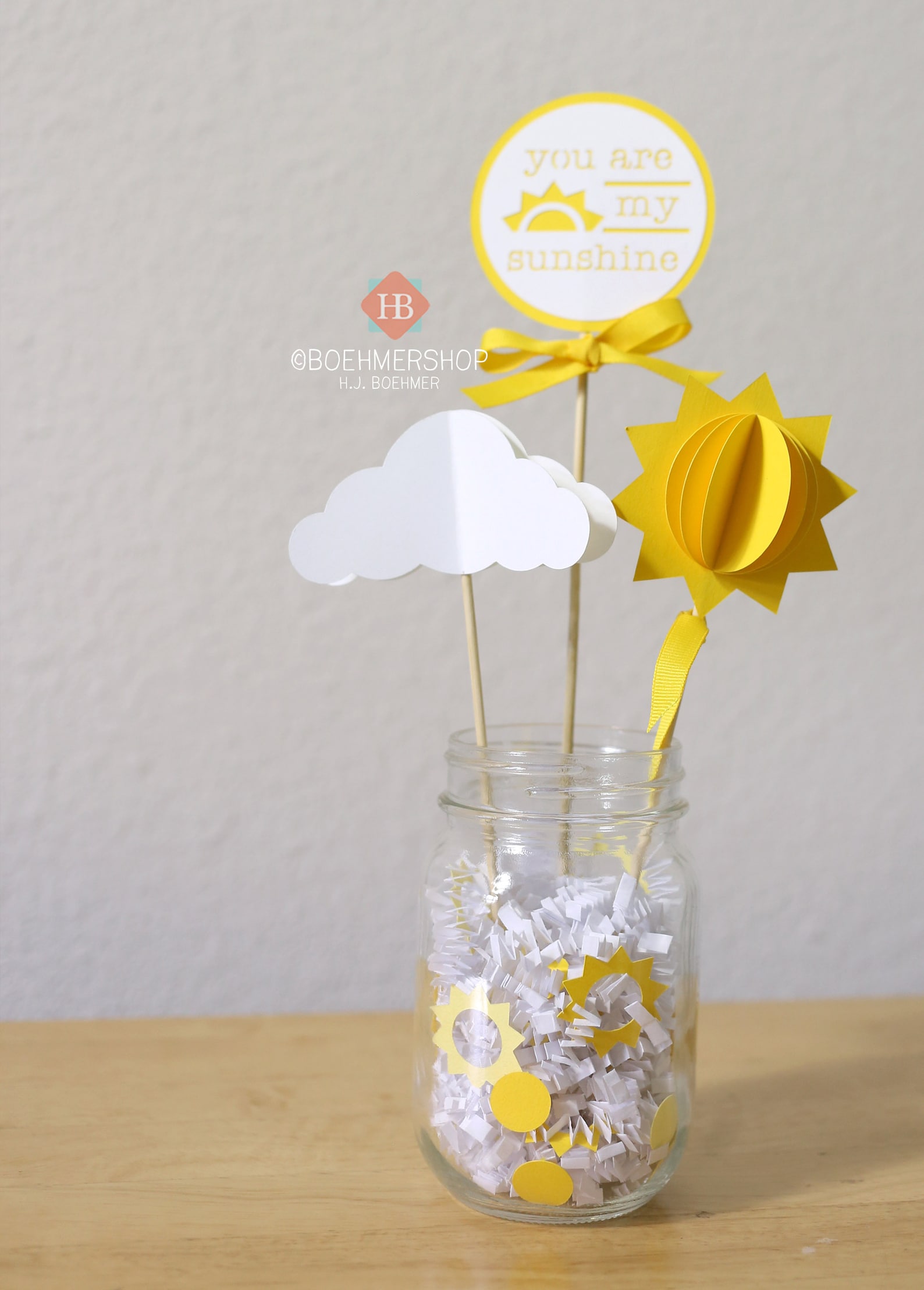 Sunshine 3D Centerpiece/sunshine Centerpiece Sticks/sun Center | Etsy