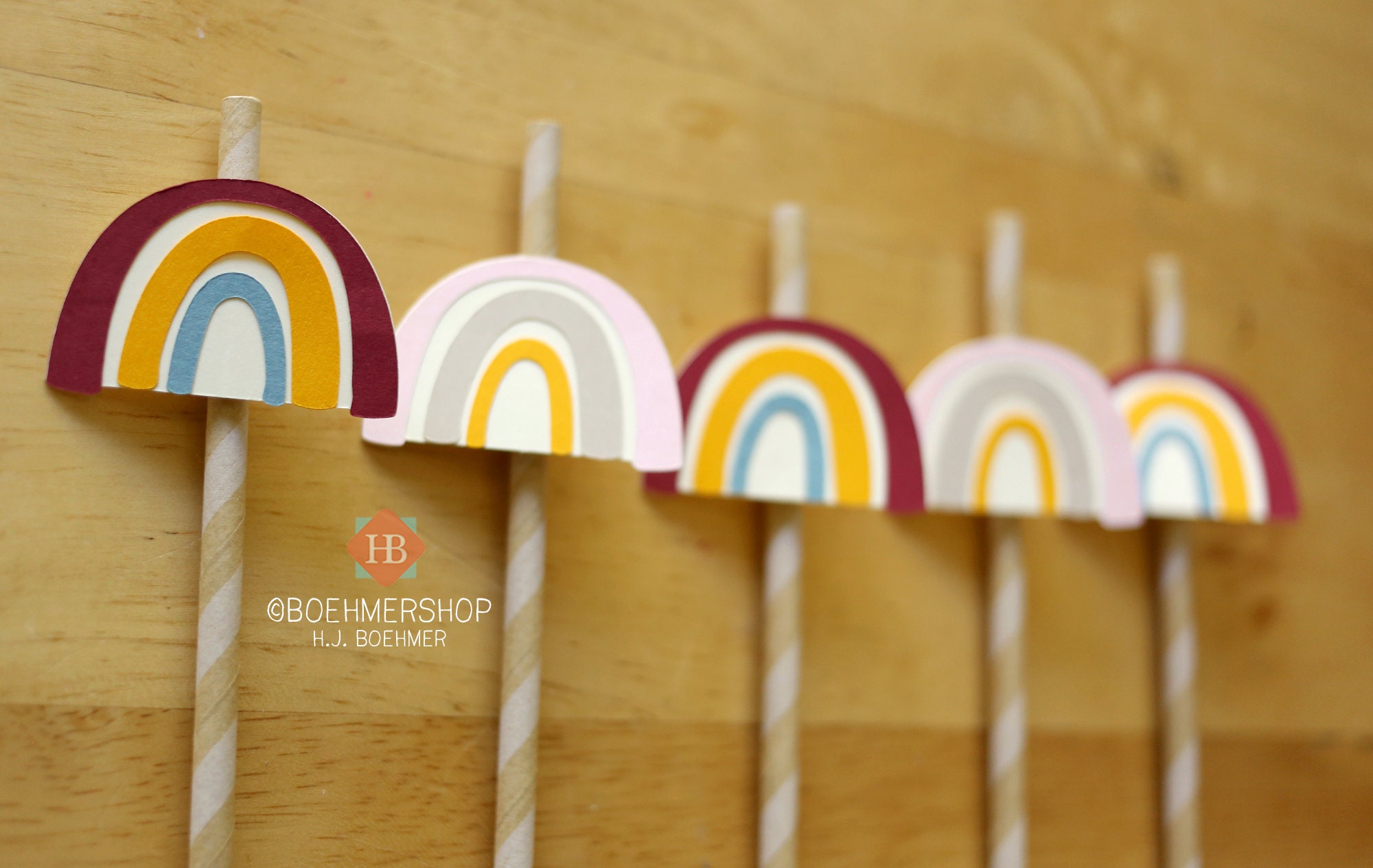 Boho Rainbow Gift Boxes / Boho Rainbow Favor Boxes / Boho | Etsy