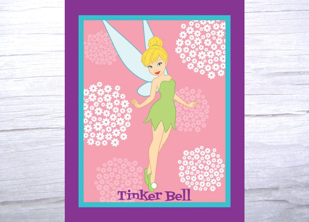 Disney Tinkerbell Panel Licensed Springs Creative Fabrics Quilting ...