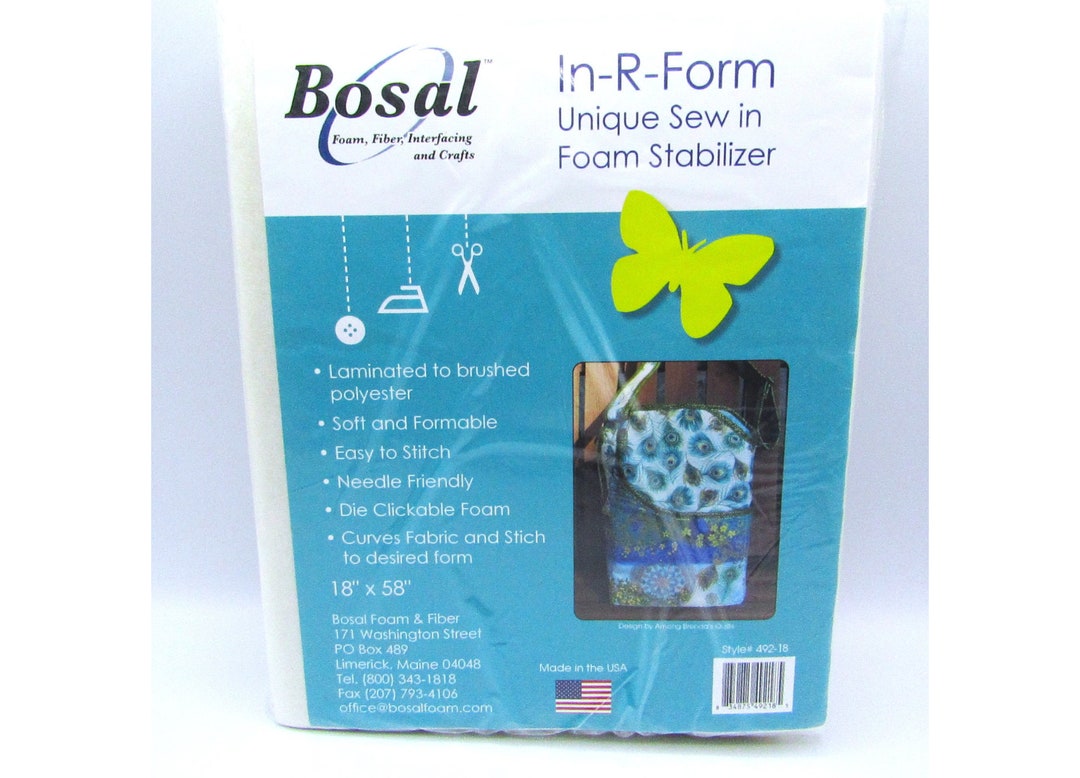 Bosal In-r-form Plus Unique Sew in Foam Stabilizer 18 X 58 - Etsy