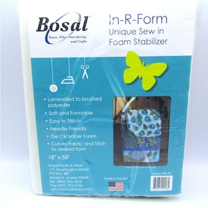 Bosal In-r-form Plus Unique Sew in Foam Stabilizer 18 X 58 - Etsy