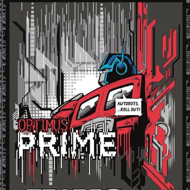 Optimus Prime Transformers Licensed Camelot Fabrics Quilting Panel 36 X ...