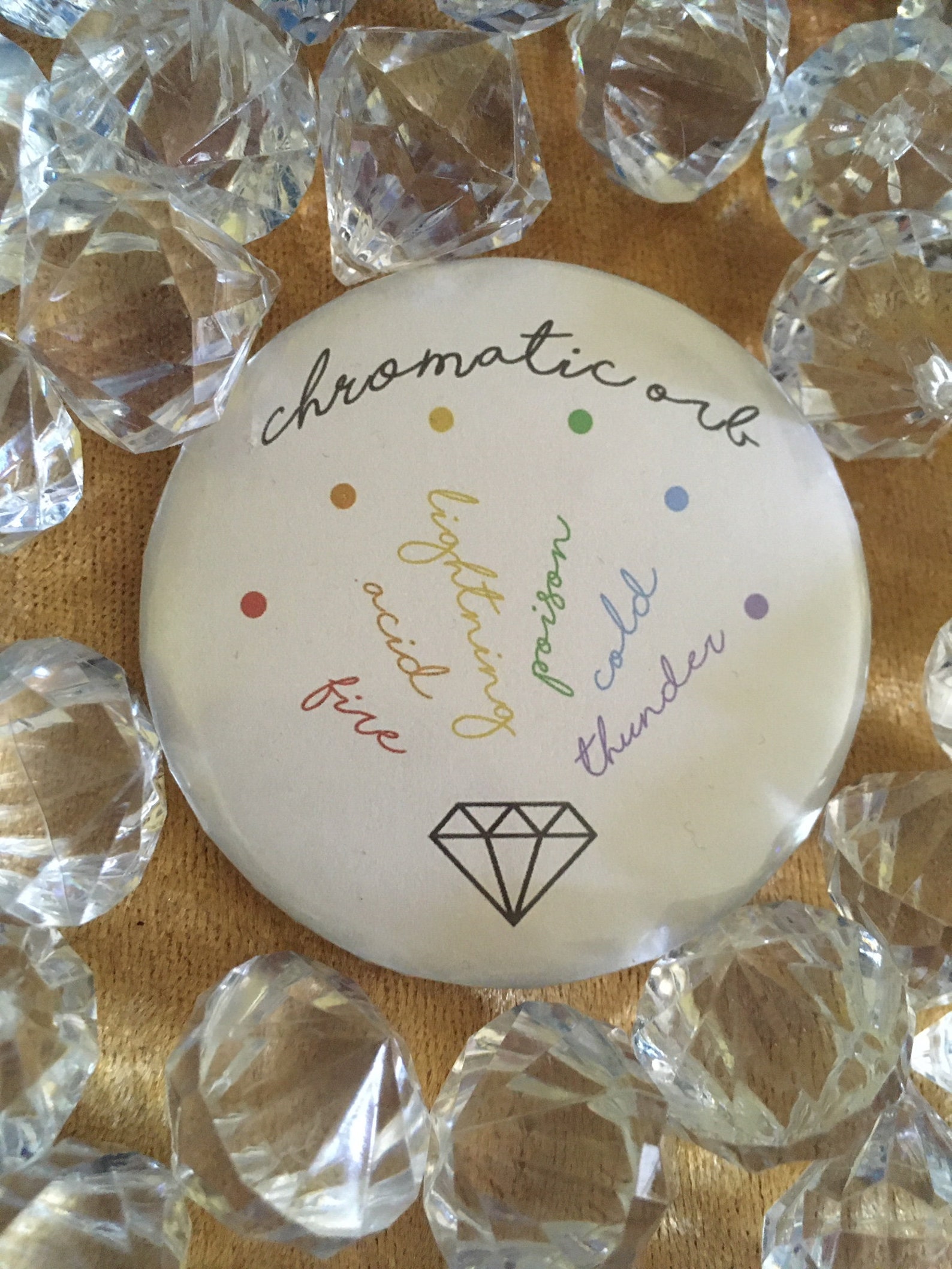 Chromatic Orb Spell Badge - Etsy