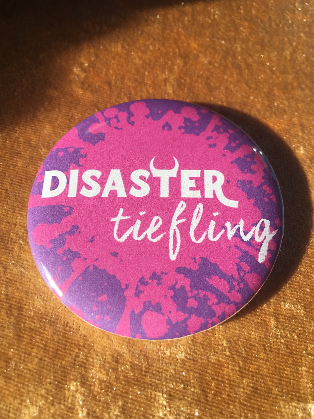 Disaster Tiefling Badge - Etsy