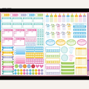 Digital Stickers, Digital Planner Stickers, Goodnotes Stickers, Unique ...