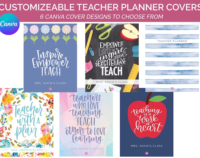 Elodie Design Kit - Cover Page Templates - Digital Planner Backgrounds ...