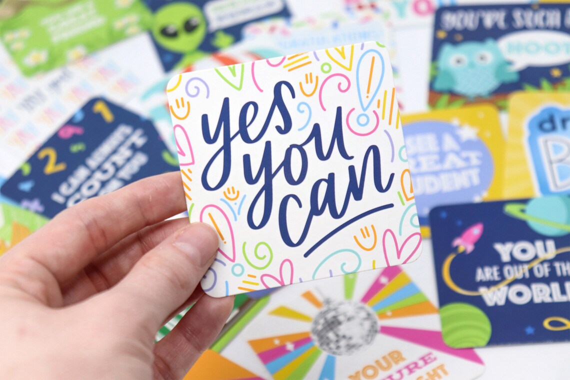 Student Encouragement Card Deck THIRTY 3 X 3 - Etsy