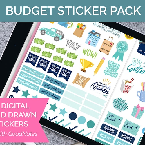 Digital Stickers Digital Planner Stickers Goodnotes - Etsy