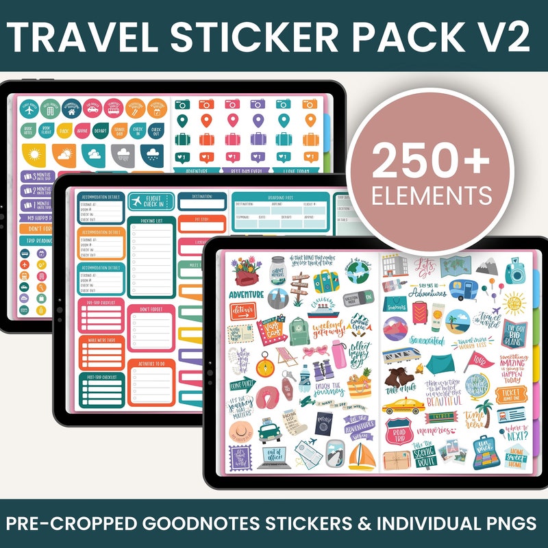 Travel Stickers - Etsy