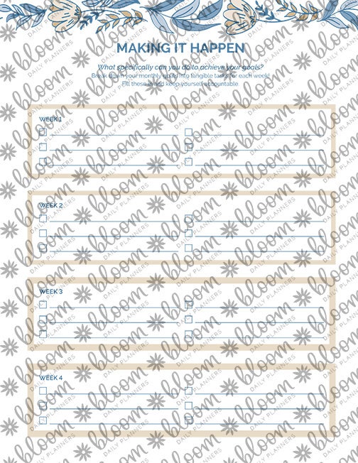 Make It Happen Printable PDF 8.5 X 11 Instant - Etsy