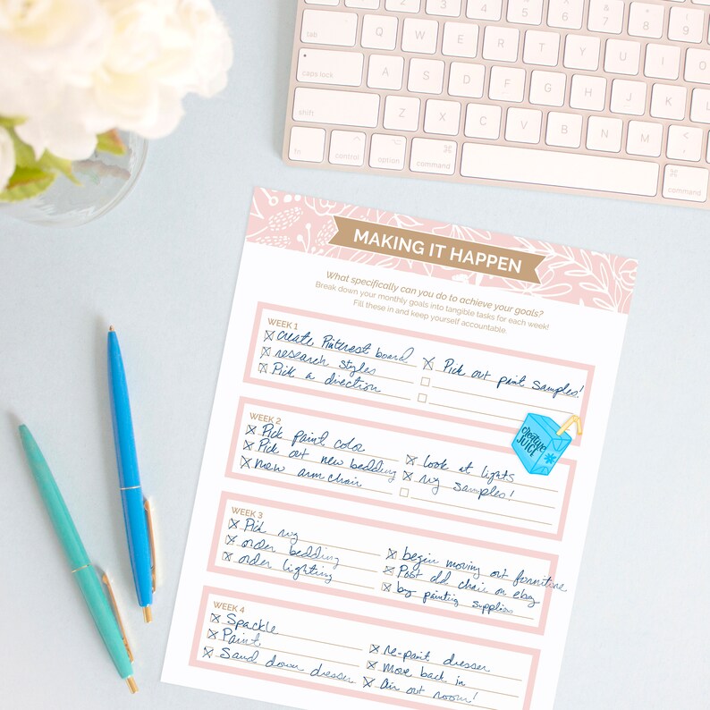 Make It Happen Printable PDF 8.5 X 11 Instant - Etsy