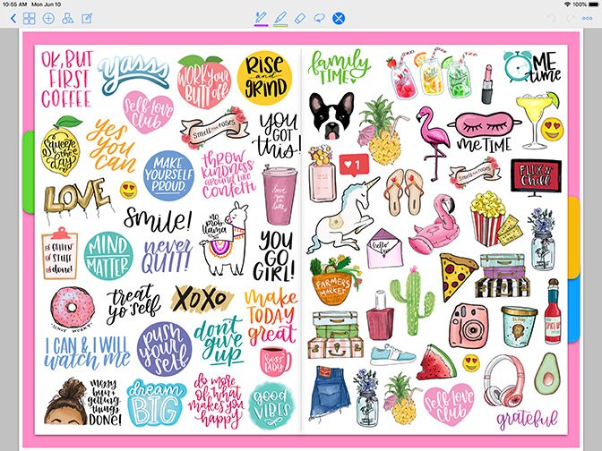 Digital Stickers Digital Planner Stickers Goodnotes - Etsy