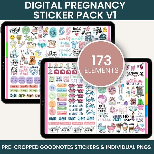 Pregnancy Stickers - Etsy