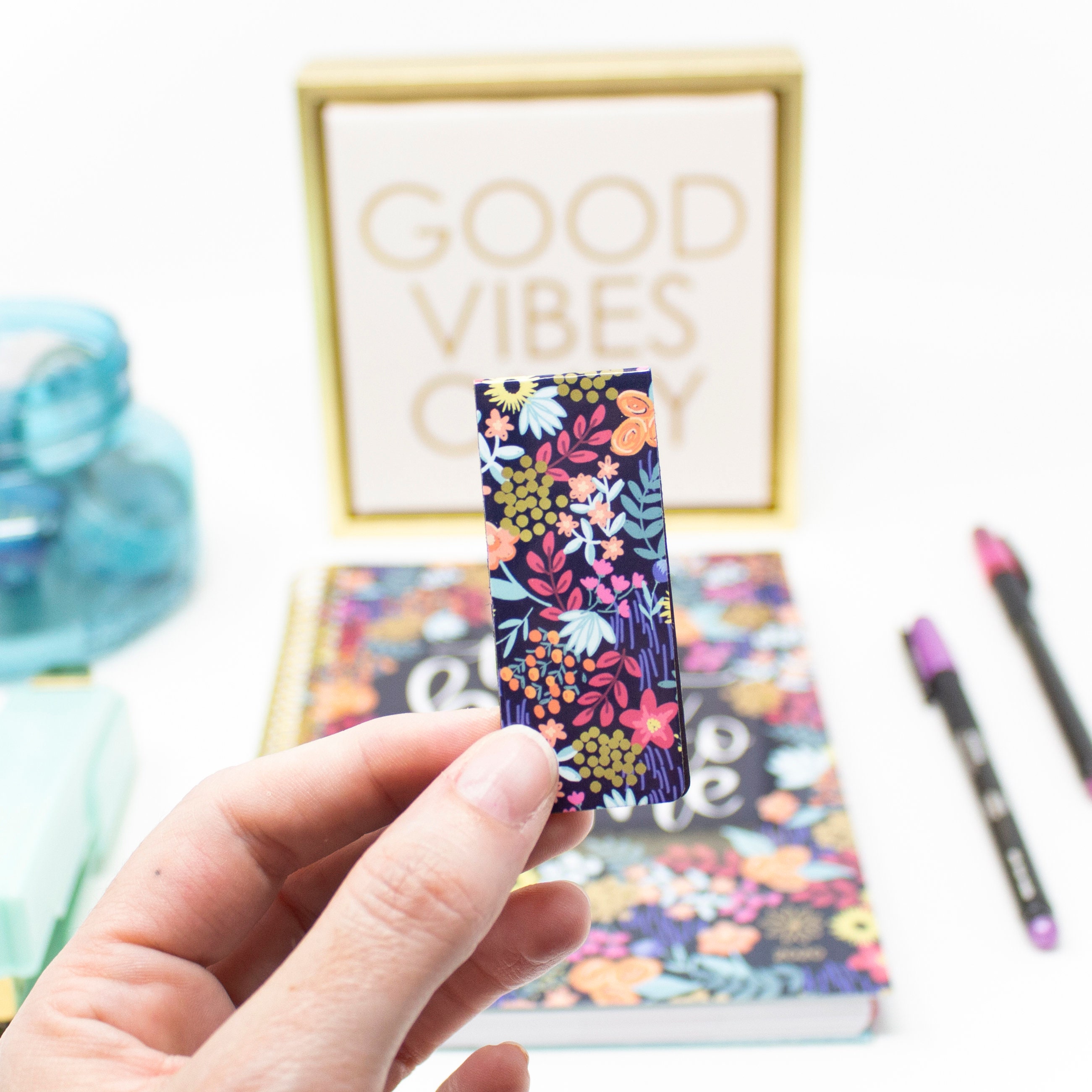 Magnetic Bookmarks Set of 3 Bookmarks Page Markers Three | Etsy