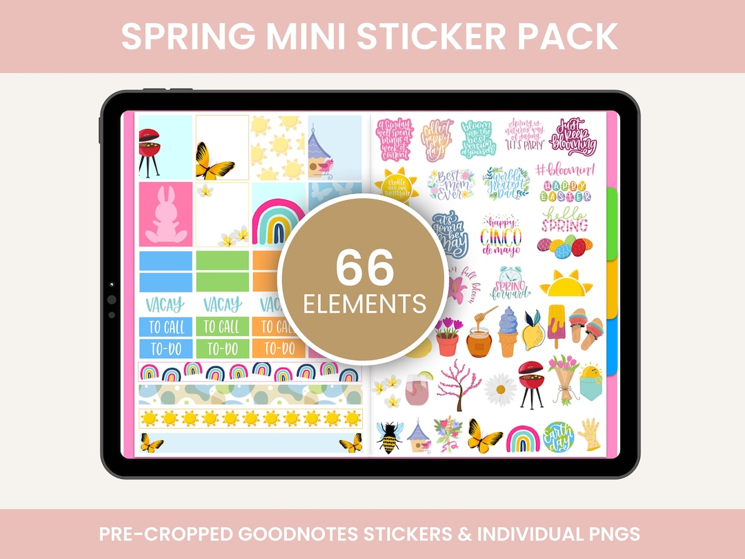 Digital Stickers, Digital Planner Stickers, Goodnotes Stickers, Unique ...