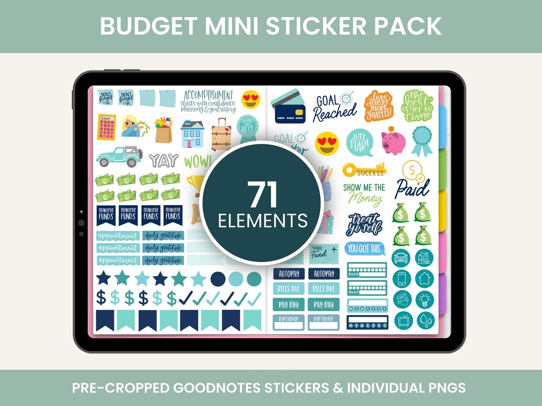 Digital Stickers, Digital Planner Stickers, Goodnotes Stickers, Unique ...
