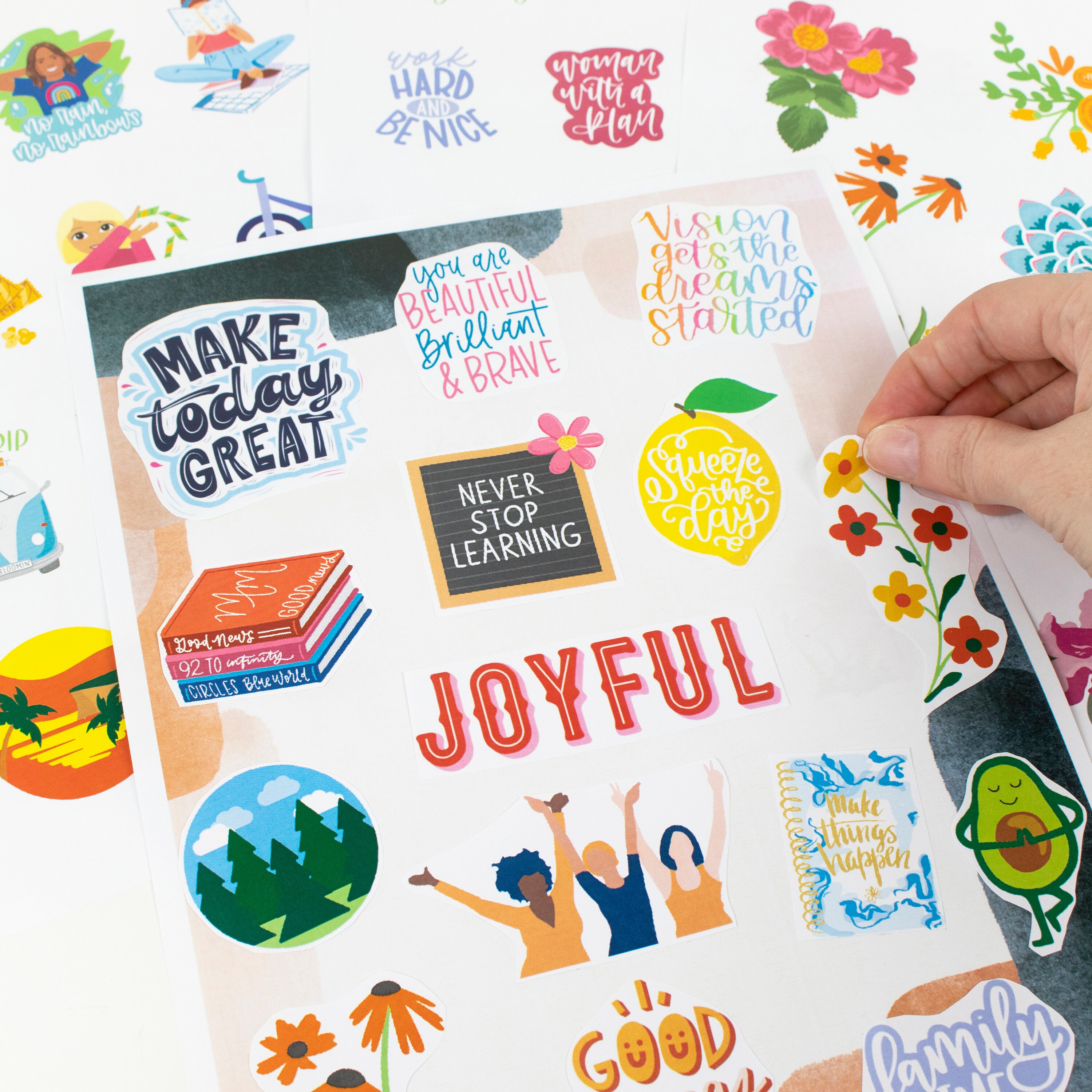 Bloom Planners Printable Vision Board Kit Digital Download - Etsy