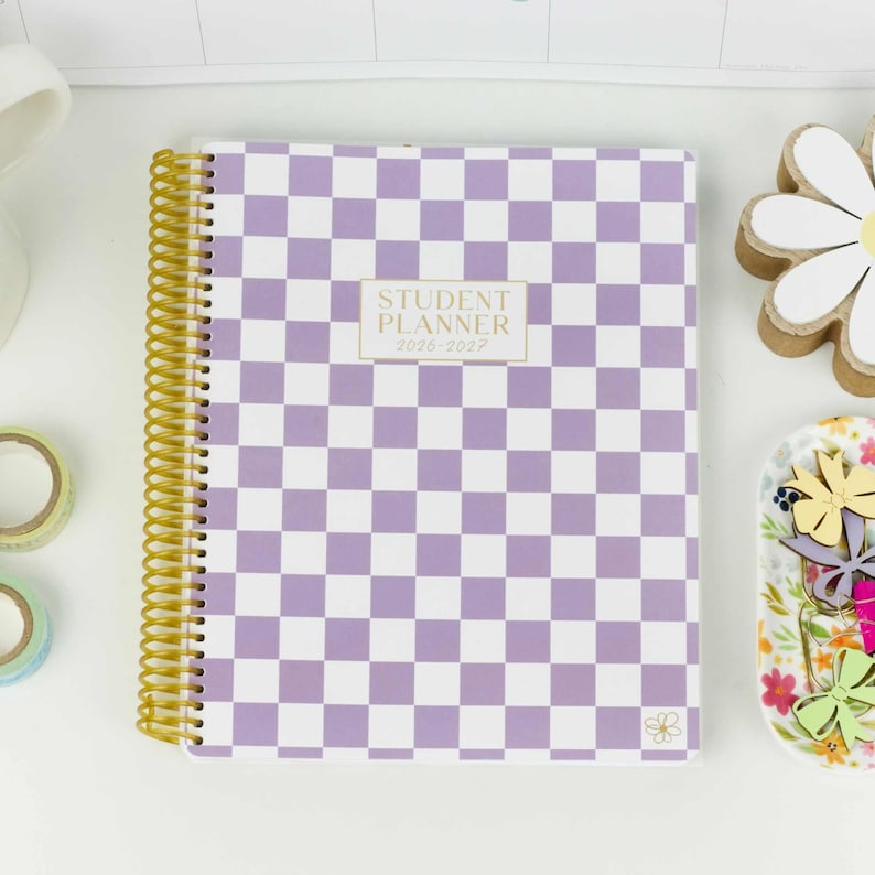 2026-27 Student Planner 7x9 | Daisy Column Academic Planner | Weekly ...
