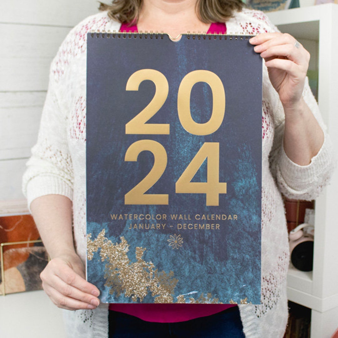 2024 Calendar, Hanging Calendar, 11x17 Calendar, Wall Calendar, January ...