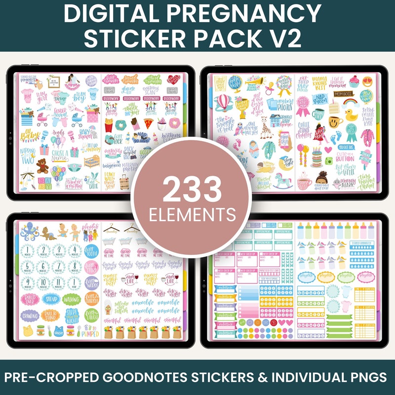 Pregnancy Stickers - Etsy