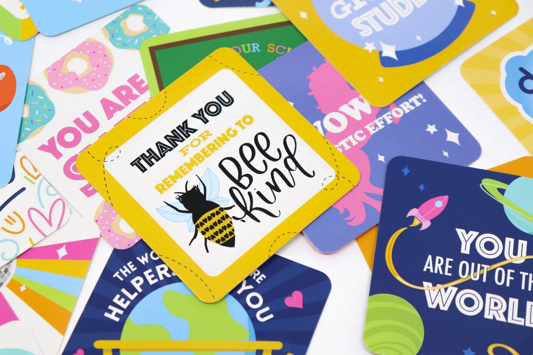 Student Encouragement Card Deck, THIRTY 3 X 3 Inspirational Cards for ...