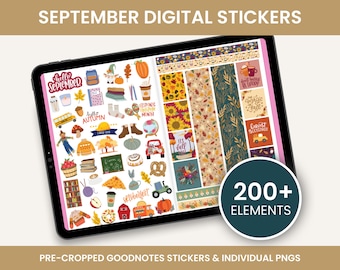 Digital Stickers Digital Planner Stickers Goodnotes - Etsy