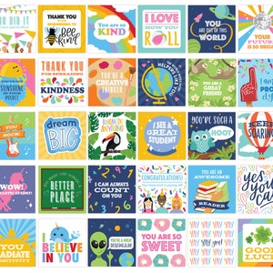 Student Encouragement Card Deck, THIRTY 3 X 3 Inspirational Cards for ...