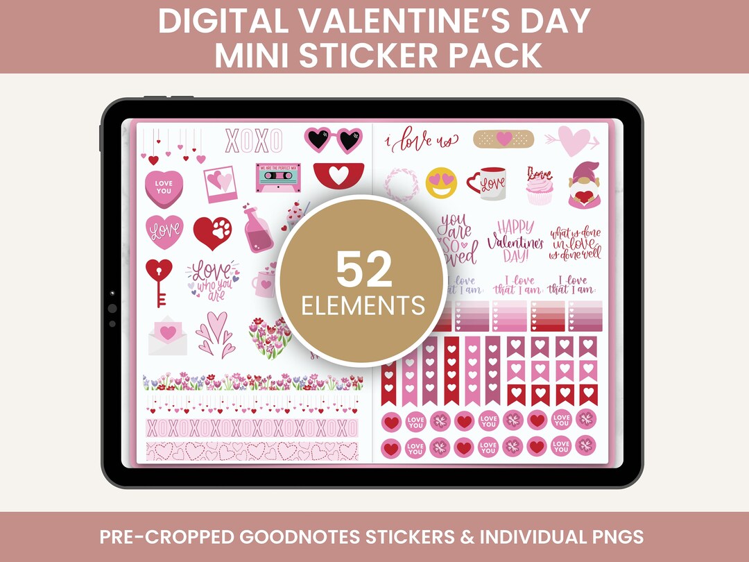 Digital Stickers, Digital Planner Stickers, Goodnotes Stickers, Unique ...
