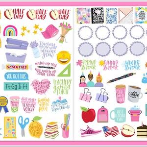 Digital Stickers, Digital Planner Stickers, Goodnotes Stickers, Unique ...