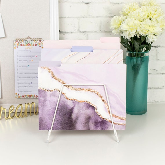 Lavender Daydream File Folder Set SIX 8.5 X 11 - Etsy
