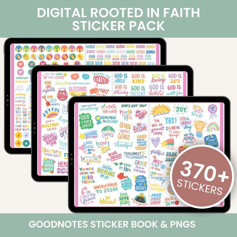 Kids Faith Based Stickers - Etsy